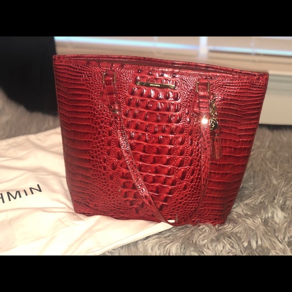 Brahmin | Bags | Red Brahmin Bag | Poshmark